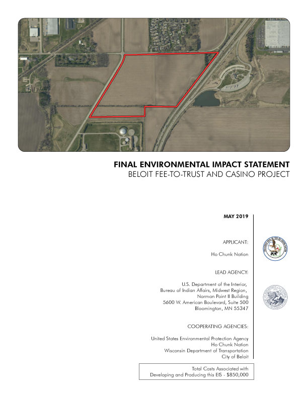 HO-CHUNK NATION | Fee-to-Trust and Casino Project, City of Beloit, WI ...